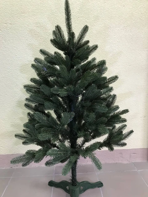 Штучна ялинка лита смерека пухнаста з густою хвоєю висота 1 м Зелена фото отзывы