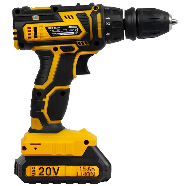 Шуруповерт акумуляторний Mächtz MCD-20Q-Li, 2 АКБ в кейсі – фото ...