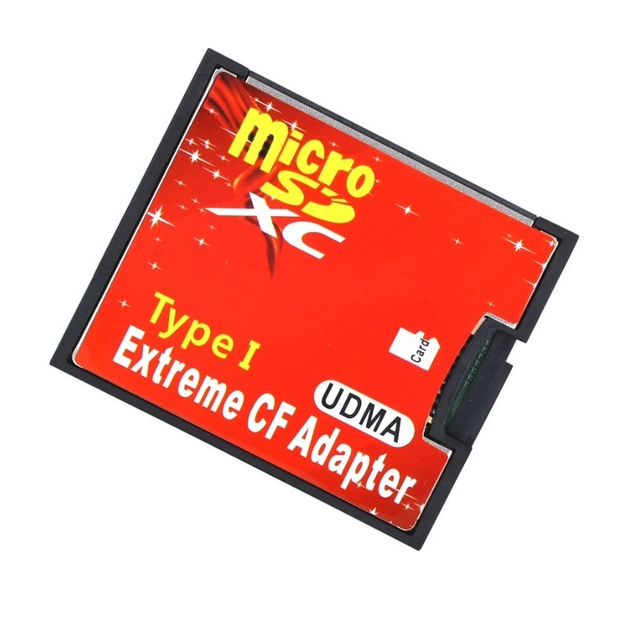 Адаптер переходник с microSD / SDXC на Compact Flash CF Type I (2 карты ...