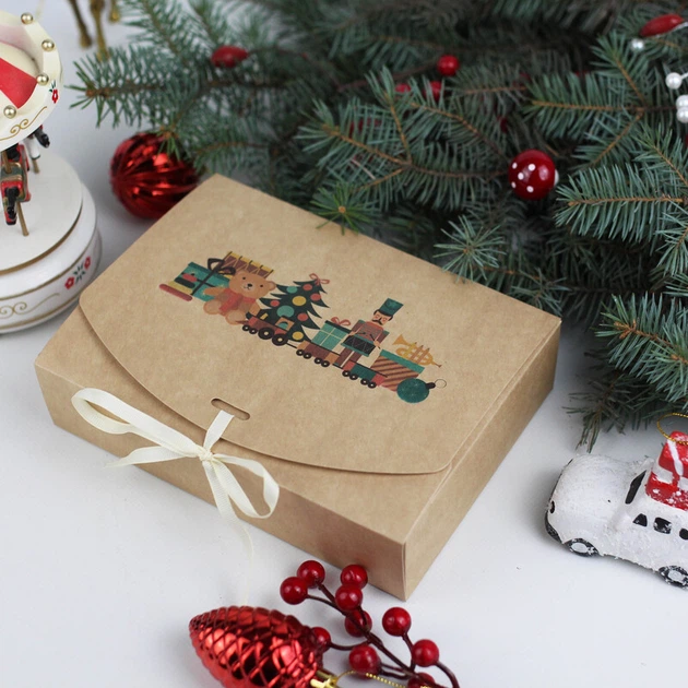 Набір для творчості дитячий Eko Kraft Міні бокс подарунковий Новорічний з цукерками фото