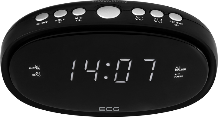 Радио-будильник ECG RB 010 Black – купить онлайн на ROZETKA