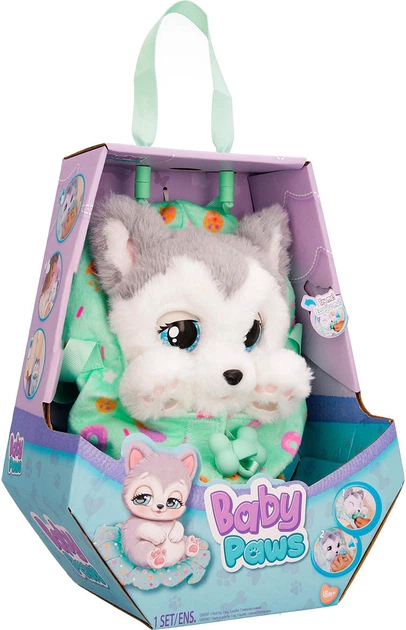 Інтерактивна іграшка Baby Paws Цуценя Хаскі Флоуї (917644IM) – іграшки ...