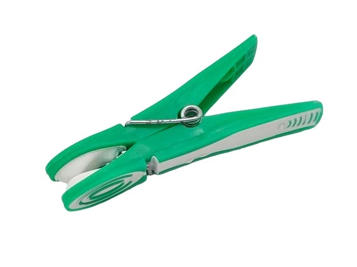 Прищіпки затискачі господарські для сушіння білизни пластикові Y 159 Білизняні кольорові