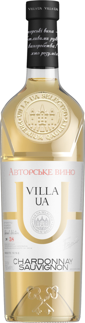 Вино VILLA UA Шардоне-Совіньйон біле сухе 0.75 л 9.5-14.1% ...