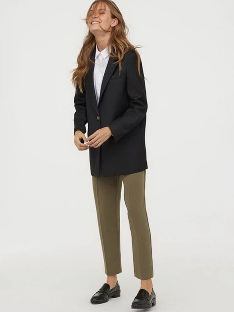 Піджак класичний жіночий H&M 01-0700515_9 L Чорний (CA2000001996577 ...