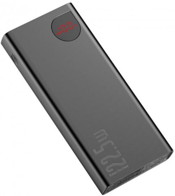 УМБ Baseus Adaman Metal 20000mAh 22.5W Black (PPAD000101) – фото ...