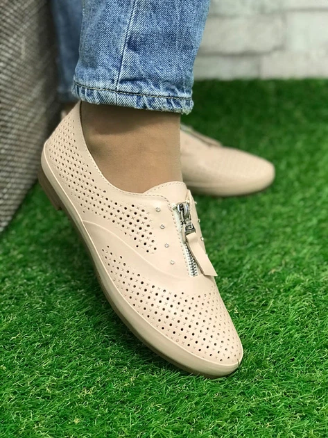 Жіночі туфлі пудра Prellesta 348-06 38 Пудра від продавця: Prl_shoes ...