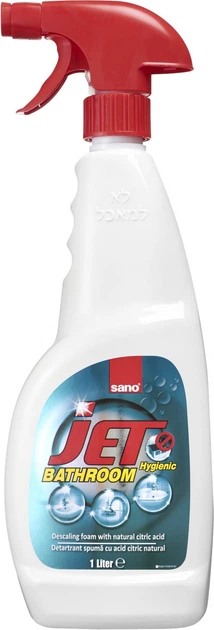 Засіб для миття акрилових ванн Sano Jet Bathroom 1 л – купити онлайн на ...