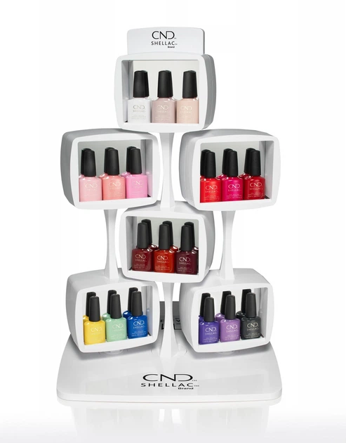 Настольный дисплей для лаков CND Shellac Counter Rack – фото, отзывы, характеристики в интернет ...