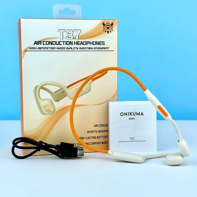 Беспроводные наушники с костной проводимостью ONIKUMA T37 Sports Белый ...
