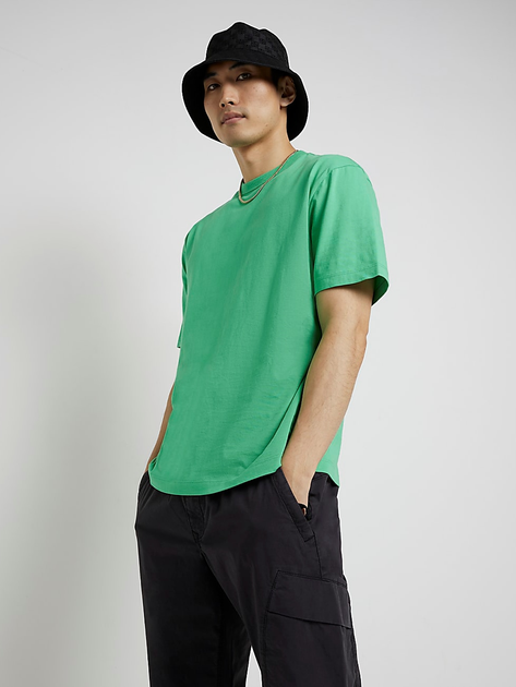 Футболка мужская River Island XAZ412793XHRJ M Салатовая ...