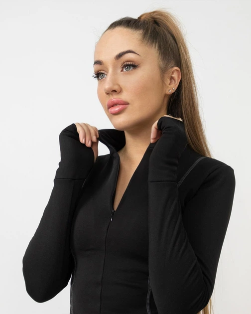 Женская термокофта на флисе с высоким горлом на молнии Maybel M TERMO-3 ...