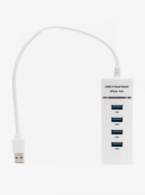 USB HUB UKC Ultra Slim 4-портовый USB Хаб 3,0 Белый – фото, отзывы ...