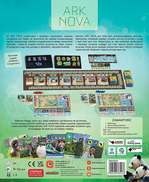 Настольная игра Portal Games Ark Nova (5902560385236) – фото, отзывы ...