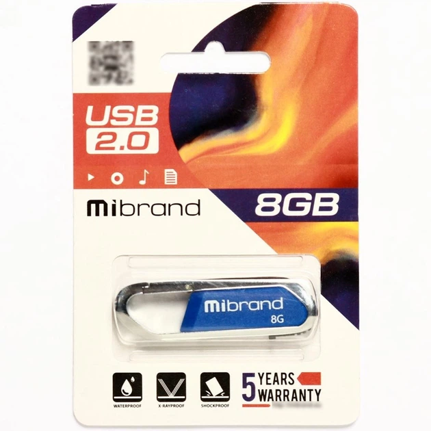 USB Флешка на 8 Гб | Флеш-накопичувач Flash Mibrand USB 2.0 Aligator ...