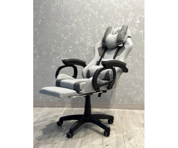 Комп‘ютерне крісло для геймерів та роботи EC GAMING Сірий оббите ...