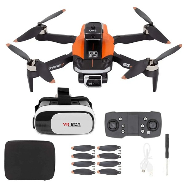 Квадрокоптер JJRC X26 Дрон з 4K та HD камерами GPS уникнення перешкод ...