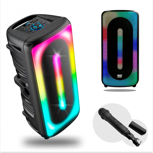 Беспроводная Bluetooth колонка 150Вт Bass Polska переносная. Cтерео ...