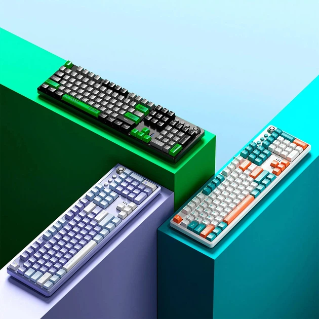 Клавиатура Aula F2088 Pro KRGD Blue Switch UA White/Violet ...