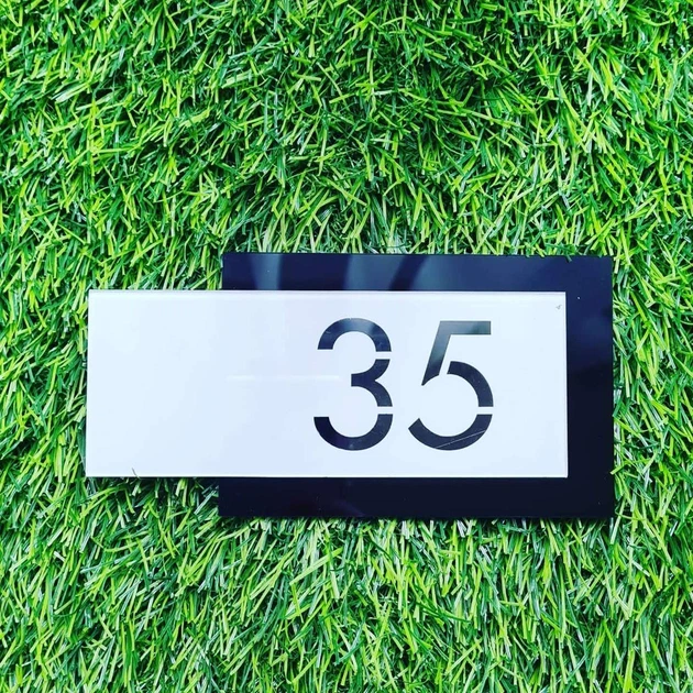 Номерки STK на двери для квартиры белый 71742562 – купить онлайн на ROZETKA