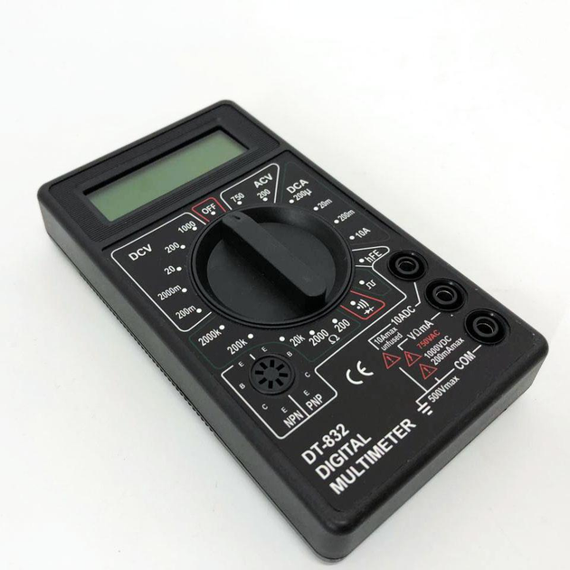 Мультиметр цифровой тестер Digital DT-832 со звуковой прозвонкой ...