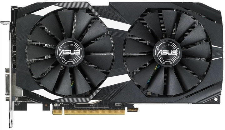 Видеокарта AMD Radeon RX 590 8GB Asus Dual OC (DUAL-RX590-GME-O8G) Б/У ...