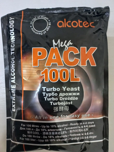 Турбо дріжджі спиртові Alcotec MEGA PACK 390г – фото, відгуки, характеристики в інтернет ...