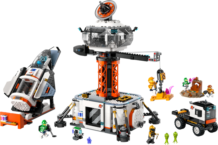 Конструктор LEGO City Космическая база и стартовая площадка для ракеты ...