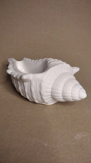 Гіпсове кашпо Мушля велика для розмальовування 3Д іграшки з доставкою від Rozetka