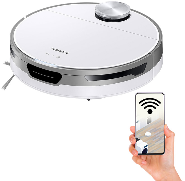 Робот-пылесос Samsung Bespoke Jet Bot VR30T80313W/UK – фото, отзывы ...