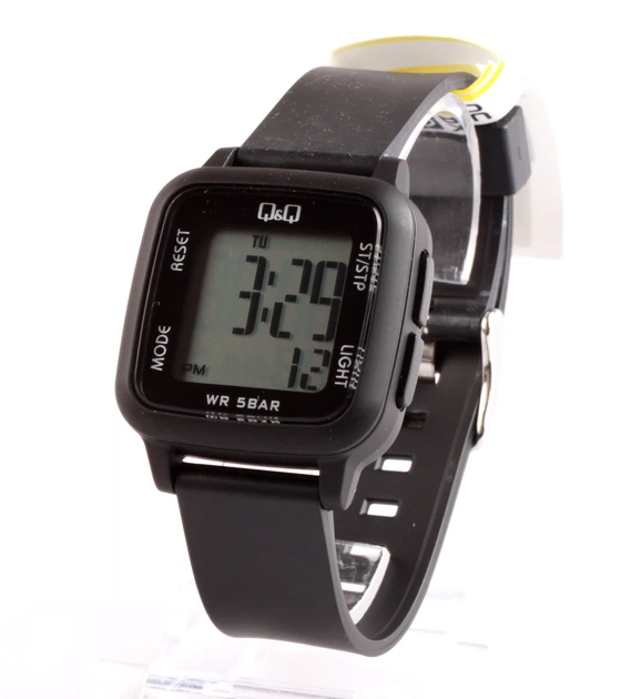 Наручные часы Q&Q G02A-001VY Белый/Черный полимер – купить онлайн на ROZETKA