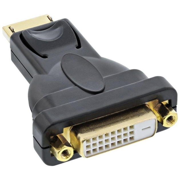 Переходник адаптер DisplayPort - DVI DP/DVI Черный – фото, отзывы ...