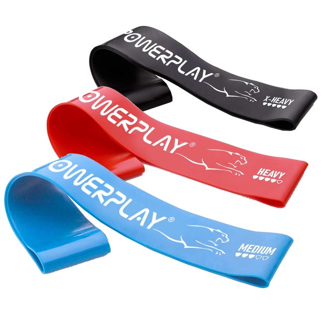 Резинки для фитнеса (лента-эспандер) Mini Power Band Set набор из 3 шт ...