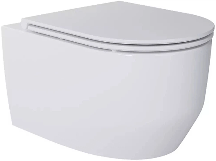 Унитаз подвесной DEVIT Art 3.0 3030140 безободковый Vortex Flush с сиденьем Soft Close дюропласт ...