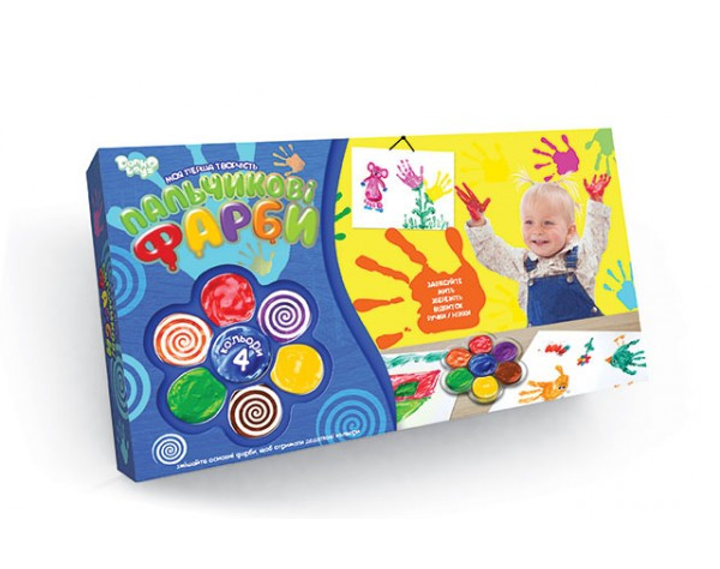 Детские пальчиковые краски Моя перша творчість Danko Toys 6785DT ...