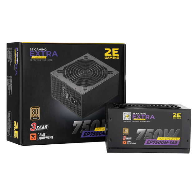 Блок питания 2E GAMING SOLID POWER 750W (2E-EP750GM-140) – фото, отзывы ...