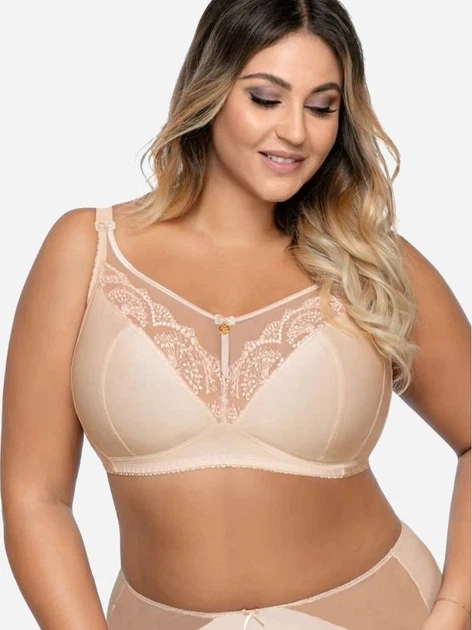 Бюстгальтер без косточек кружевной Ava 16911 90G Бежевый (5902058920628) – в интернет-магазине ...