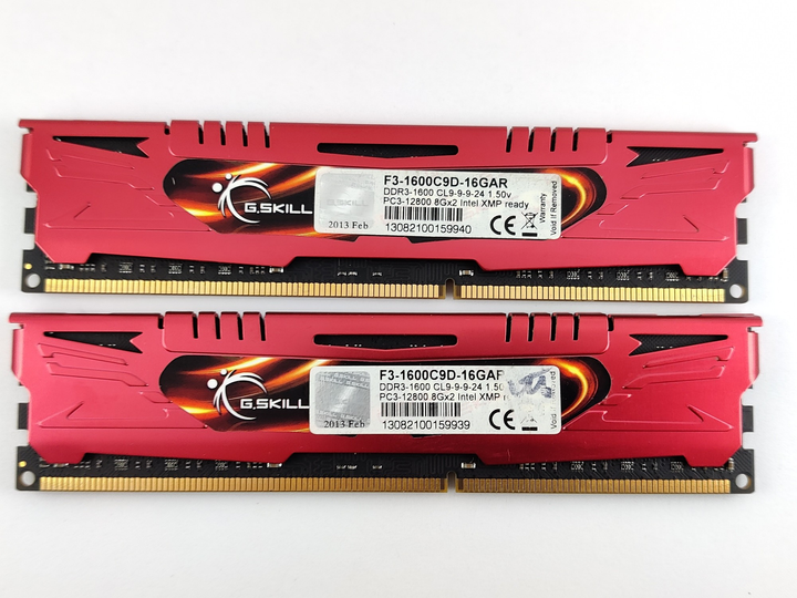 Комплект оперативной памяти G.Skill Ares DDR3 16Gb (2*8Gb) 1600MHz PC3 ...