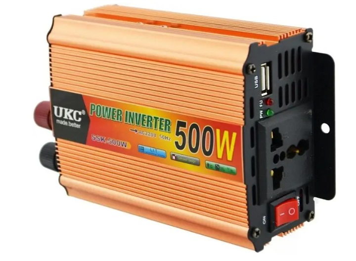 Преобразователь тока автомобильный UKC-500W 24V SSK инвертор ...