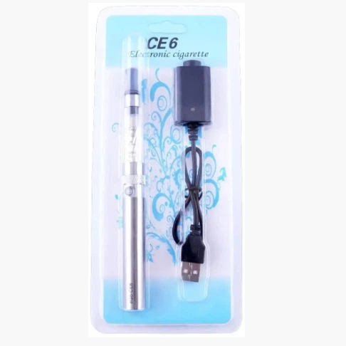 Под-система электронная сигарета CE-6 650mAh Kit Silver (10027) – фото ...