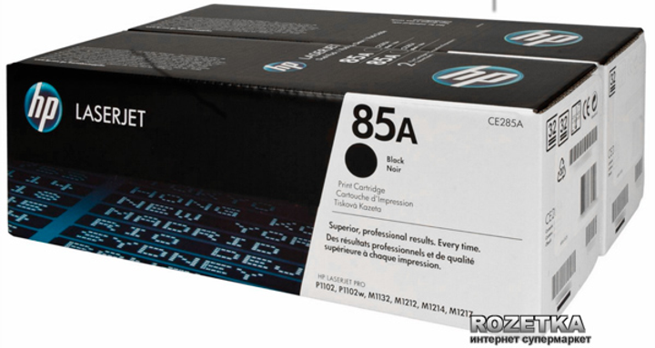 Картридж HP 85A LaserJet P1102/1102w Dual Pack Black (CE285AF) – фото ...