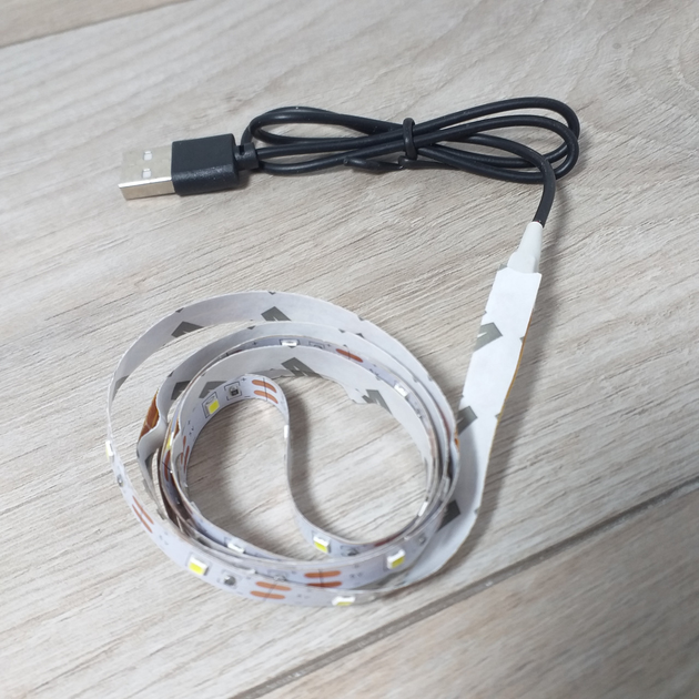Светодиодная LED лента 5V 1м USB лампа светильник от Power Bank ...