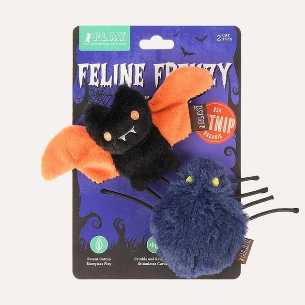 Набор из 2 игрушек для котов к Halloween Pet Play - Creepy Critters ...