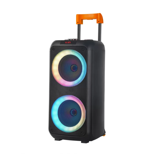 Портативная Bluetooth колонка NDR 1096A 8' 100W с подсветкой и пультом ...
