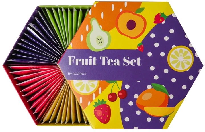 Фруктовый чайный набор Acorus Fruit Tea Set № 60 135 г (4770161101712) – ROZETKA – купить в ...