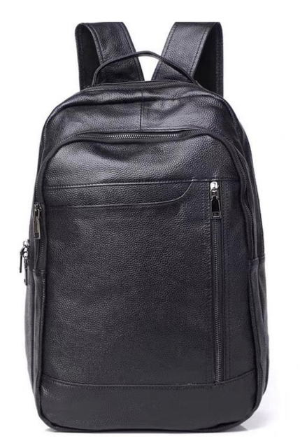 Мужской городской рюкзак Tiding Bag из натуральной кожи с двумя ...