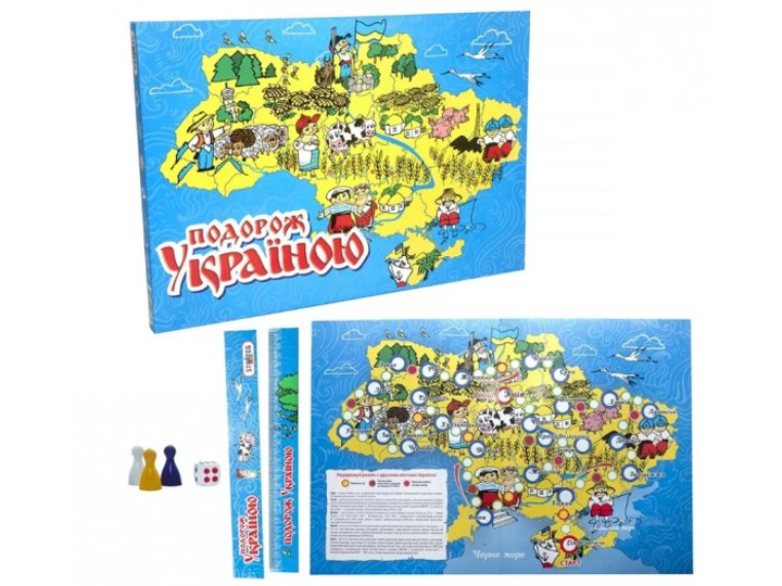 Настольная игра Путешествие Украиной, Strateg – фото, отзывы ...