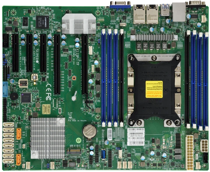 Материнская плата Supermicro MBD-X11SPI-TF-O (s3647, Intel C622, PCI ...