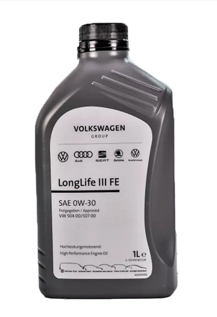 Моторное масло VAG 0w-30 Longlife III FE 1 л (504.00/507.00) (GS55545M2 ...