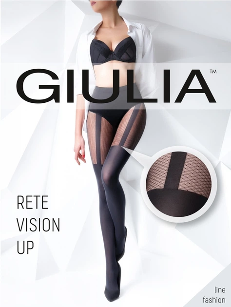 Колготи Giulia 60 Den nero 3 (артикул Rete vision up 1) – Брендовий одяг | ROZETKA